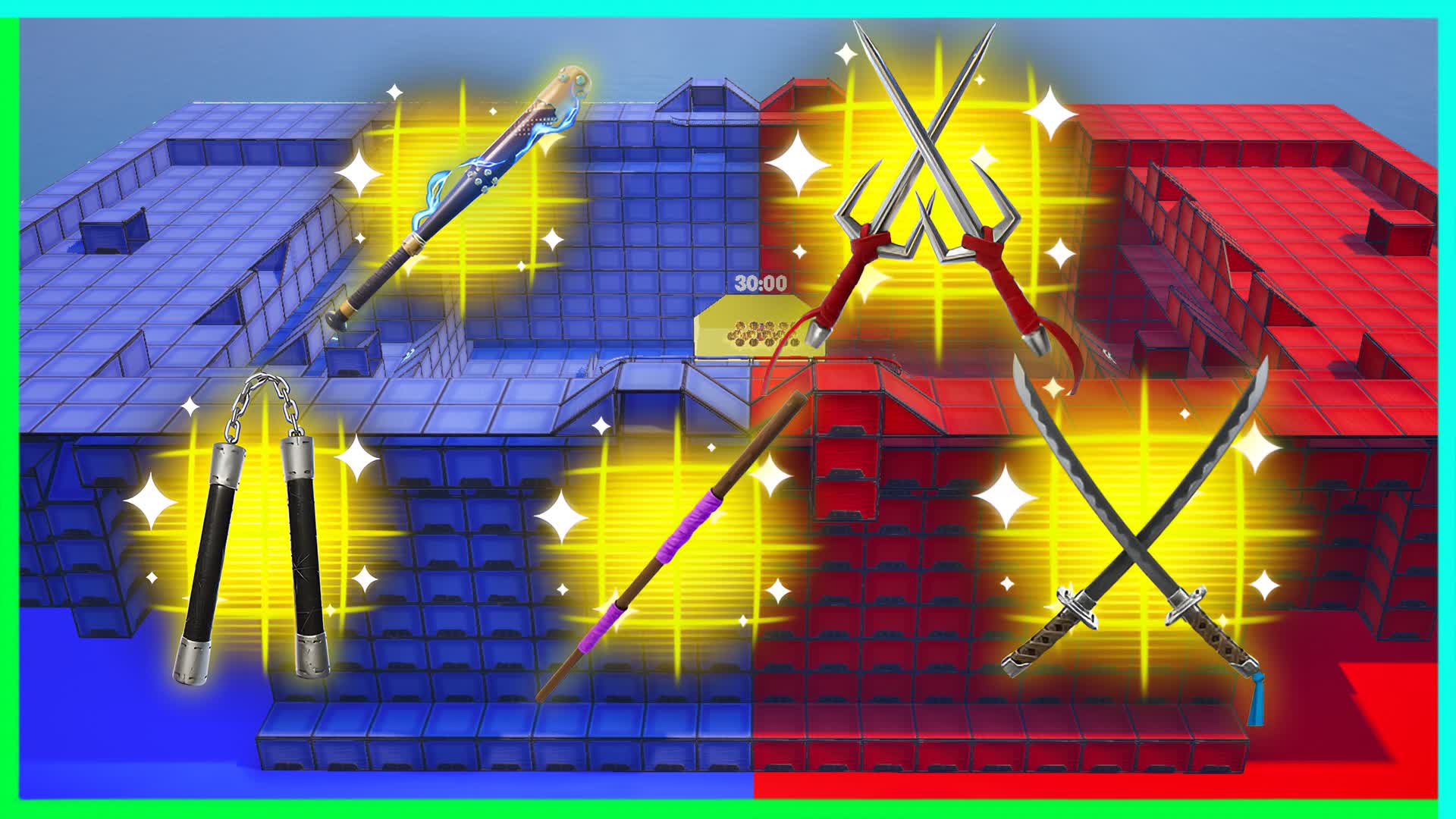 MELEE ONLY 🔴 RED VS BLUE🔵 5097-5001-3236 by endon1 - Fortnite Creative ...