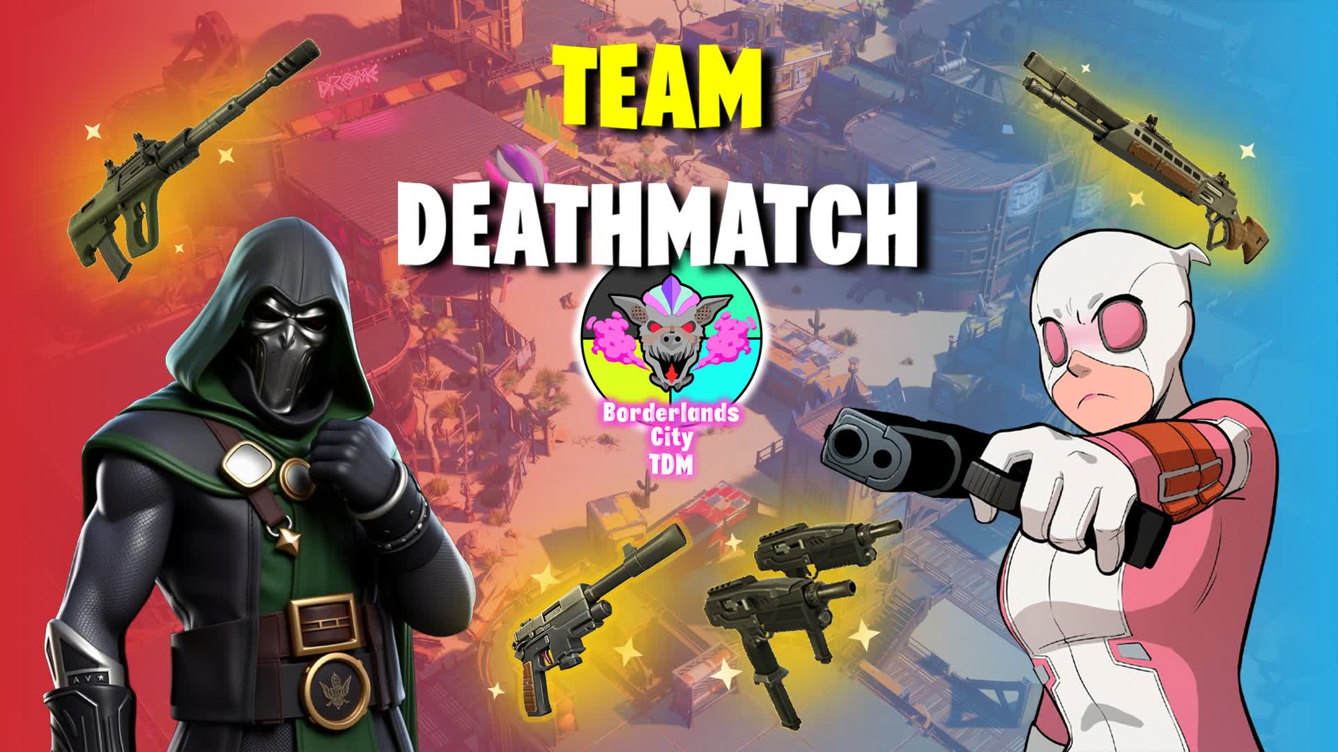 BORDERLANDS CITY - TDM 2546-7320-1807 by ehab25 - Fortnite Creative Map ...