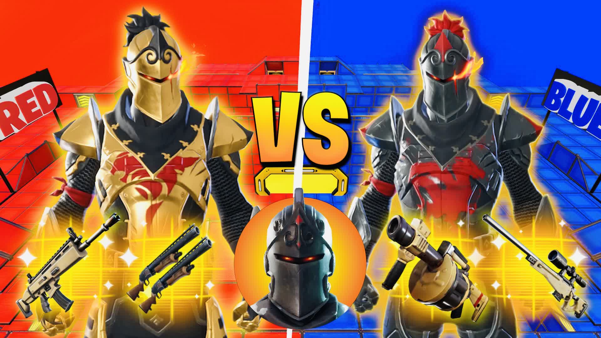 KNIGHT VS KNIGHT RED VS BLUE COMBAT🔴🔵 2589-4821-6528 by fgrl - Fortnite ...