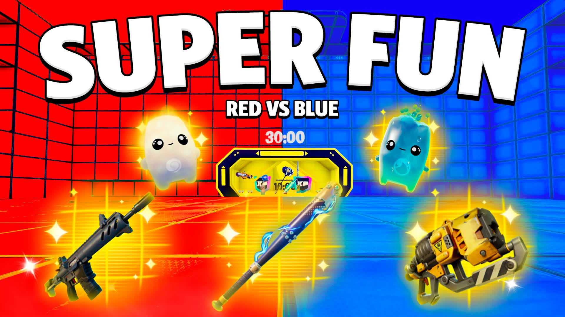 SUPER FUN RED VS BLUE🔴🔵 7683-2919-9460 by gus - Fortnite Creative Map ...