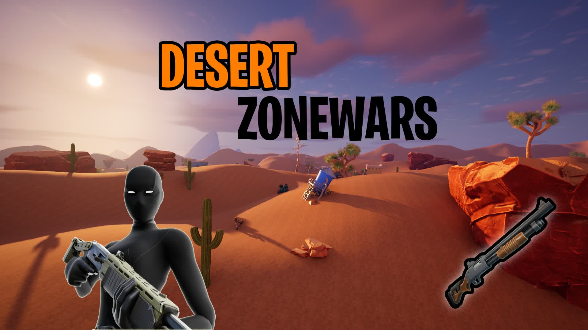 💢 DESERT ZONEWARS (ENDGAME PRACTICE) 💢 4101-5842-9473 من ابتكار phlibb - Fortnite