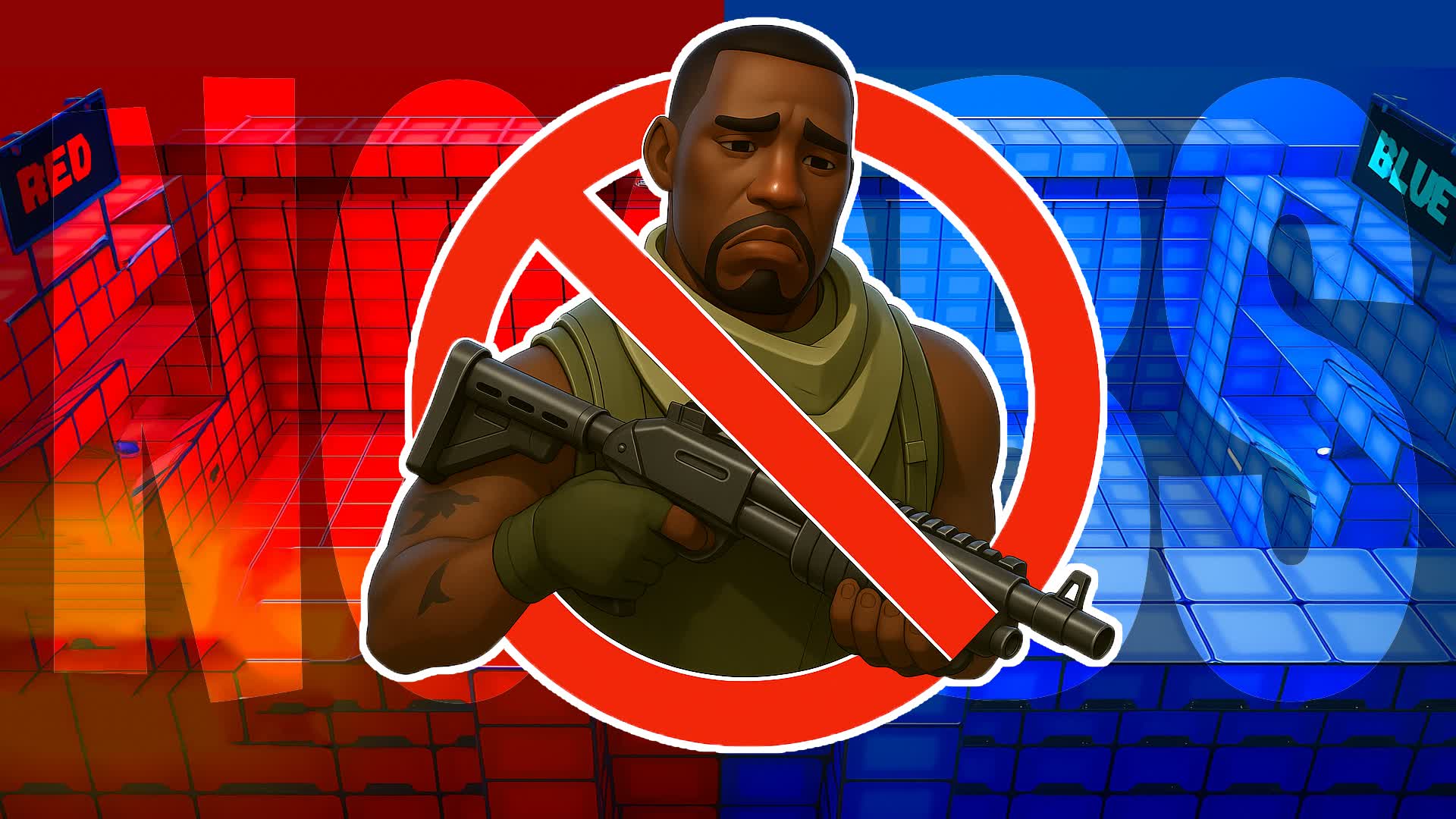 NONOOBS RED VS BLUE🔴🔵 1546-8652-9120 by wavewaps - Fortnite Creative Map Code - Fortnite.GG