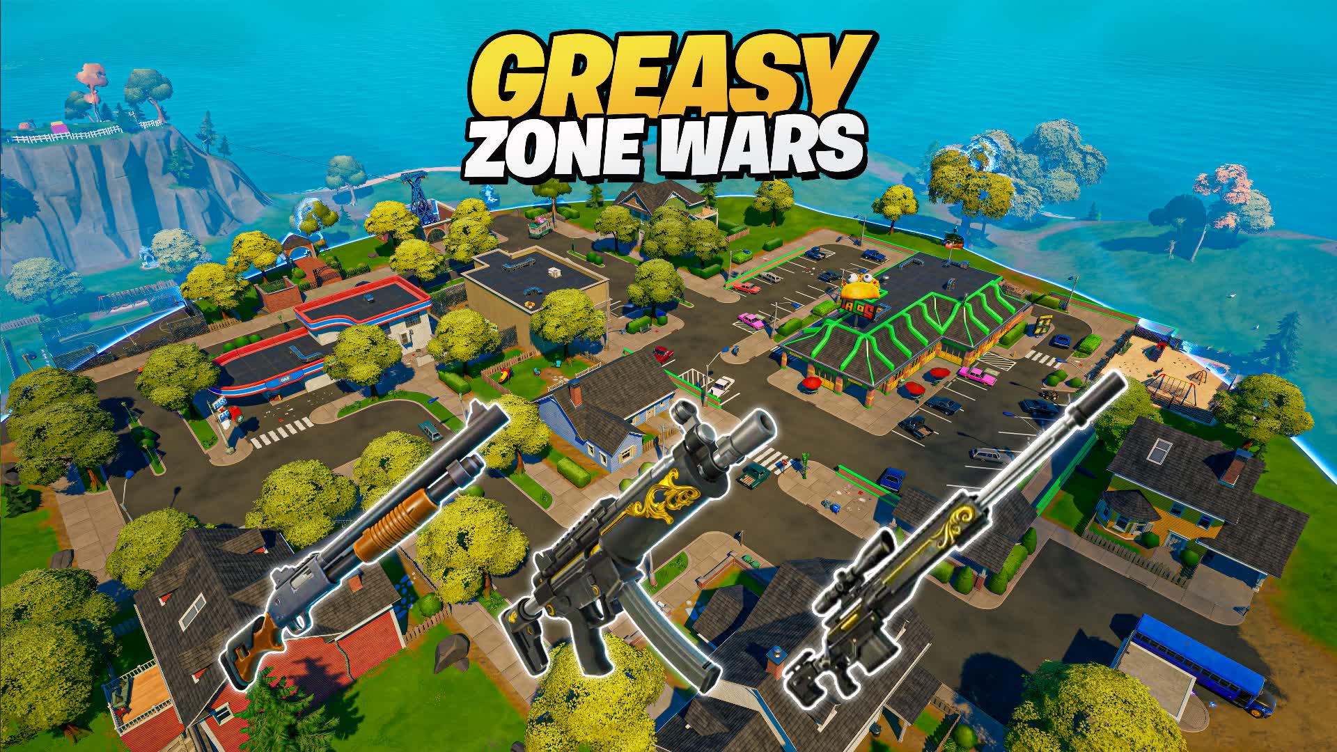 Greasy grove FFA 0521-5420-8510 by spectreyoutubee - Fortnite Creative Map Code - Fortnite.GG