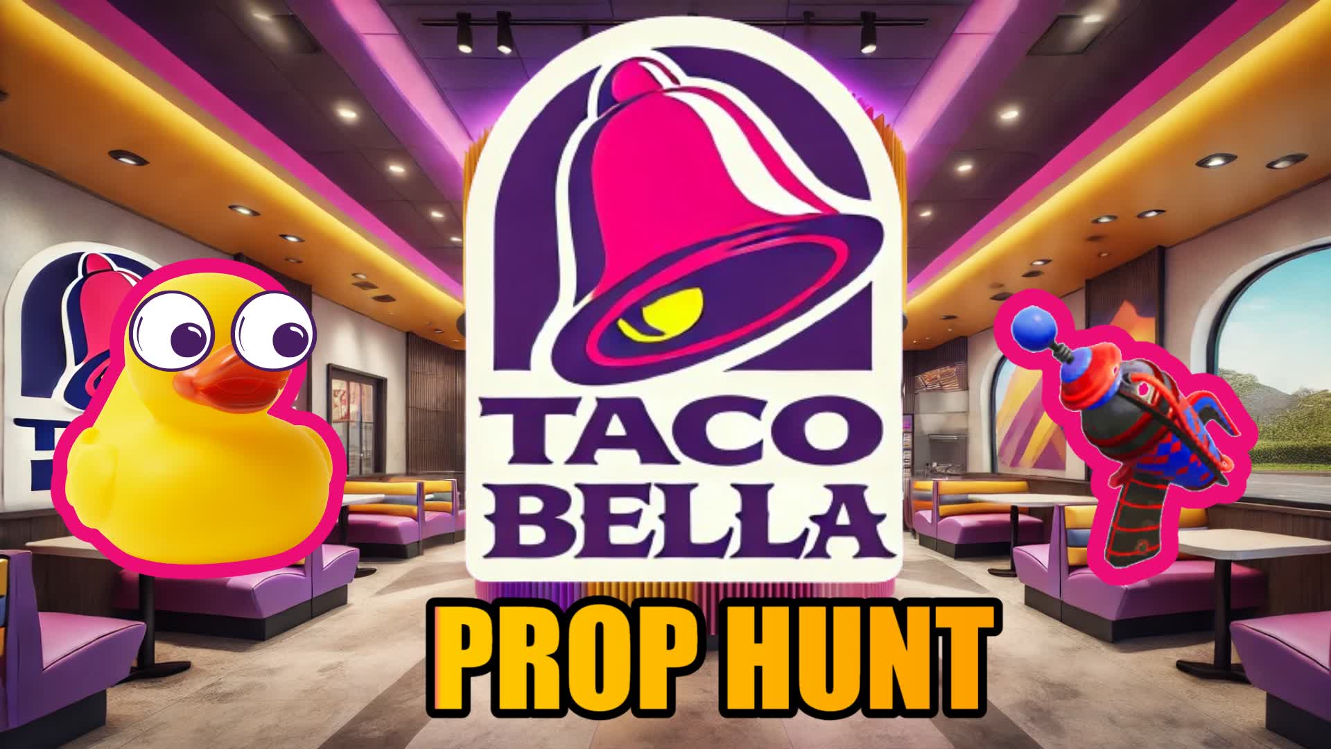 Taco Bella Prop Hunt 🌮 9365-6253-4269 by rocklobster - Fortnite
