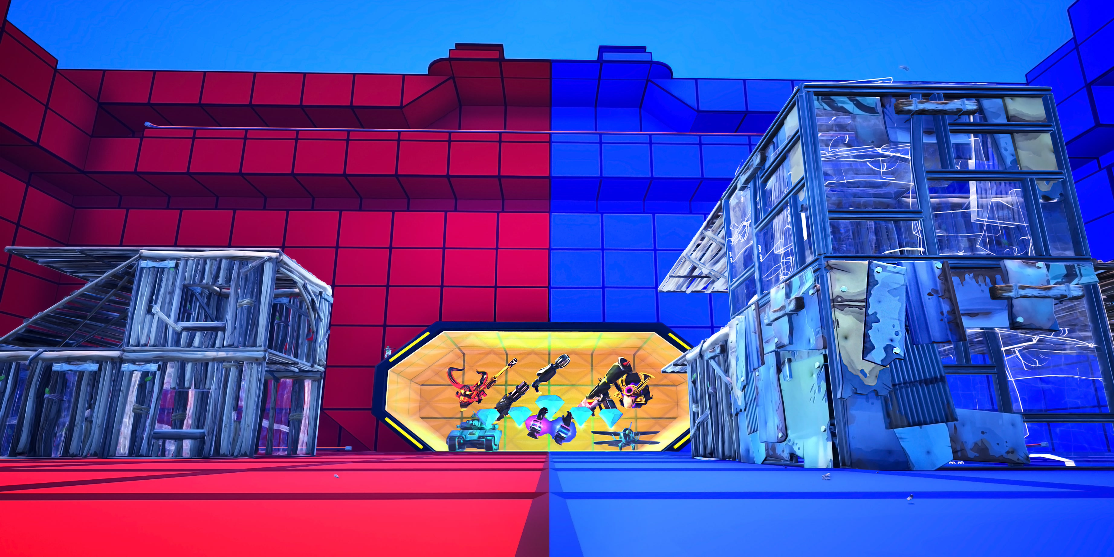 CRAZY RED VS BLUE 🔴🔵 [TDM] 3109-3424-2970 by blazebolt - Fortnite ...