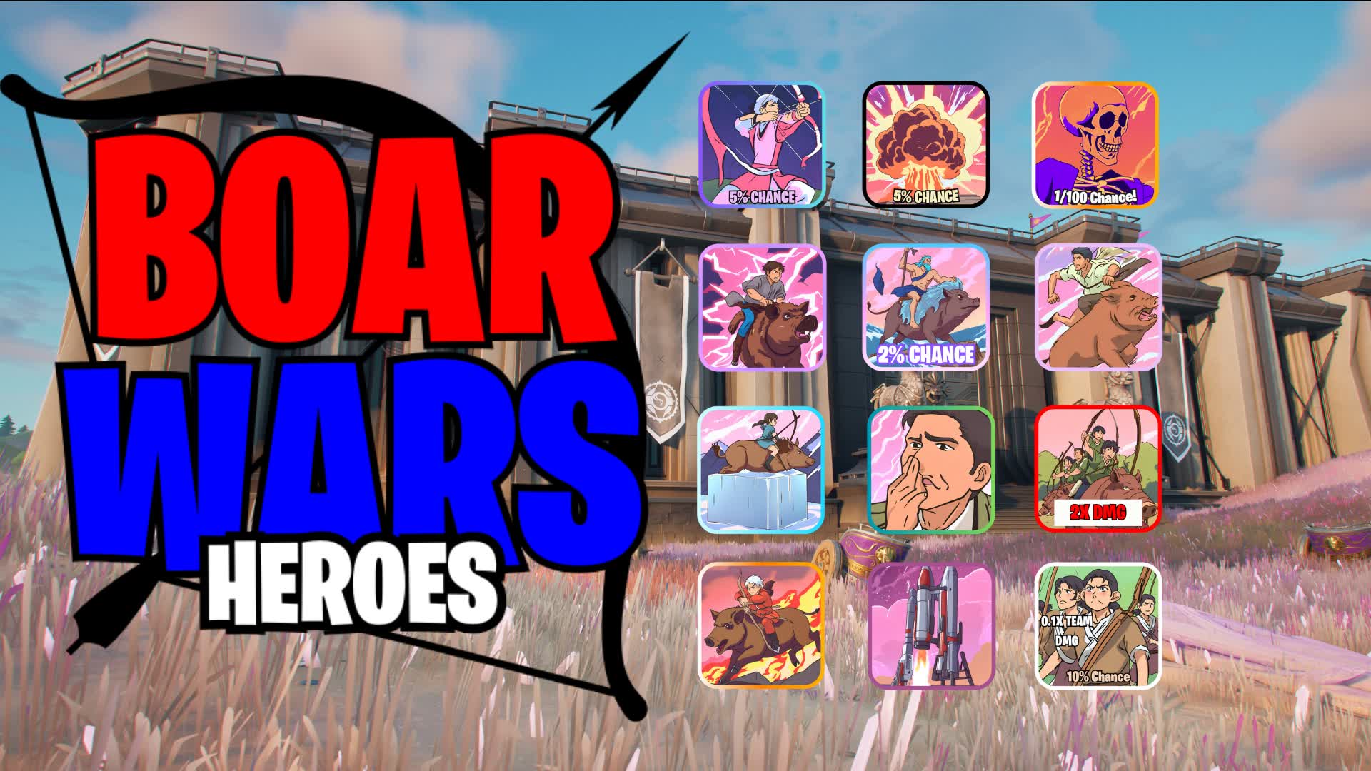 🐗BOAR WARS🏹 4389-7129-5625 by swah - Fortnite Creative Map Code - Fortnite.GG
