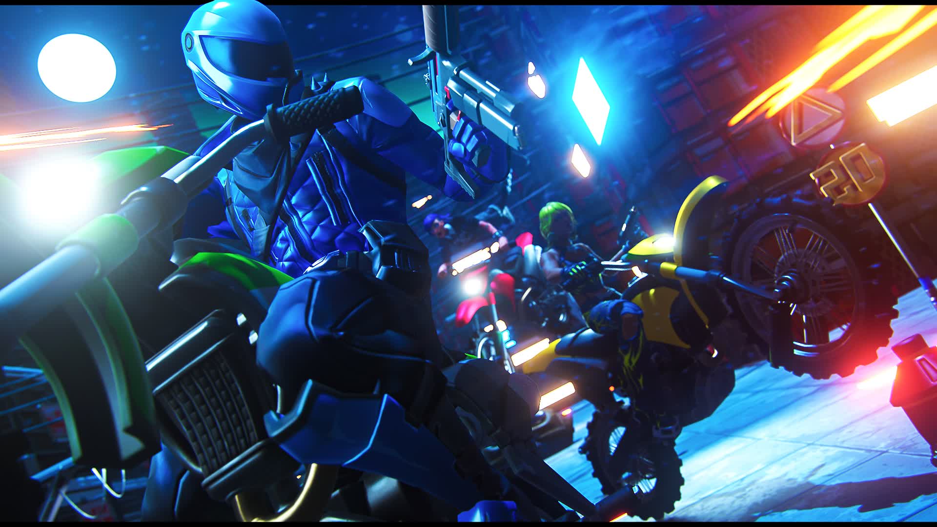 🚦BIKER GUN FIGHT🚦CYBER CITY 🌆 9410-2246-9927 by palme - Fortnite ...