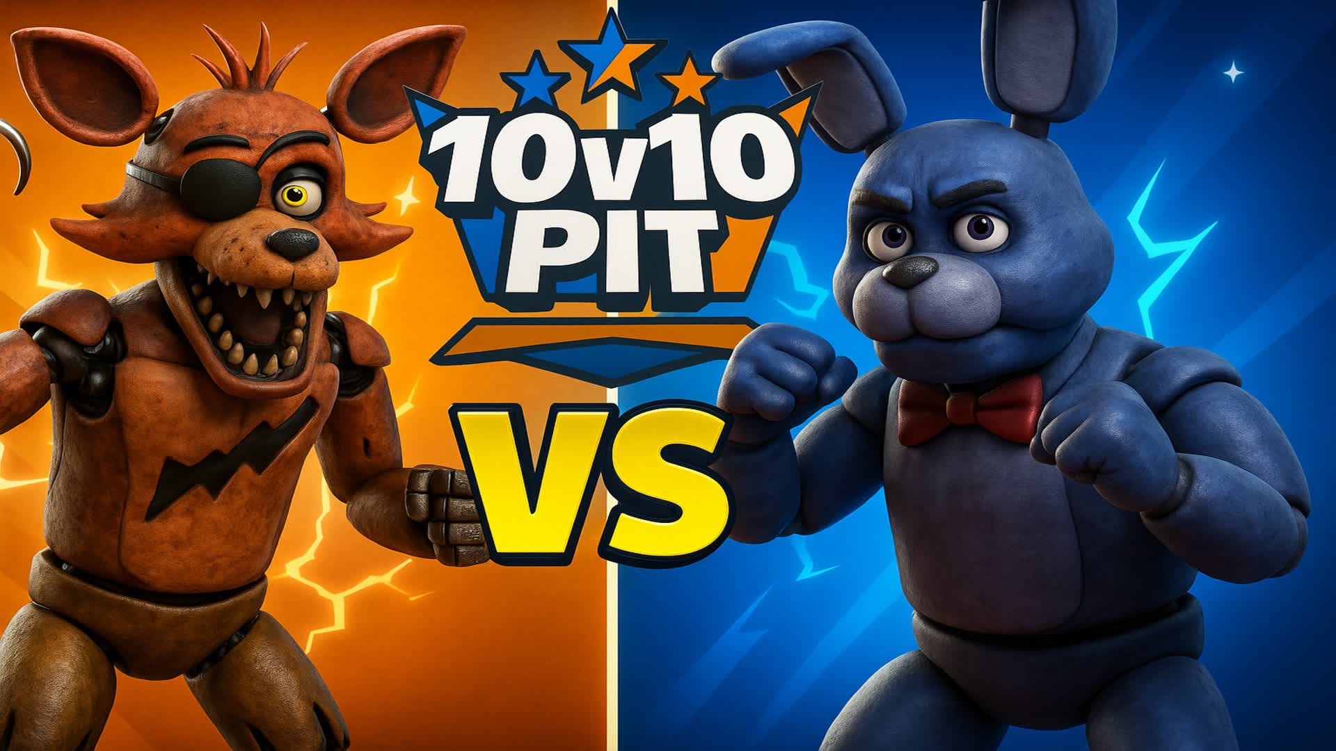 FOXY VS BONNIE 10v10 PIT - الحفرة 🟠🔵 0489-0926-0748 by 7_up - Fortnite ...