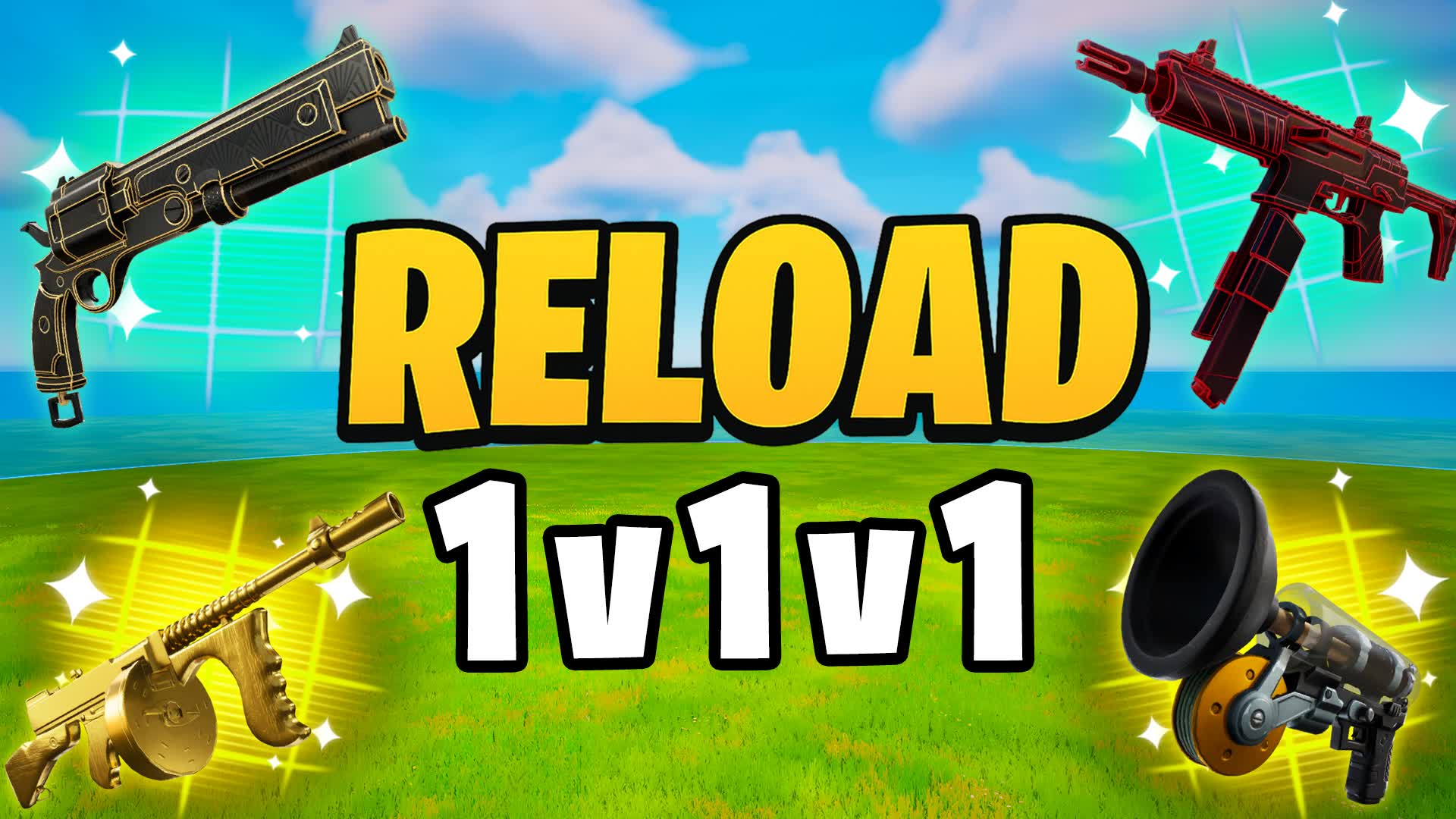 SUPER 1V1V1 RELOAD FREE FOR ALL 1190-8128-6753 by morehalobt - Fortnite Creative Map Code ...