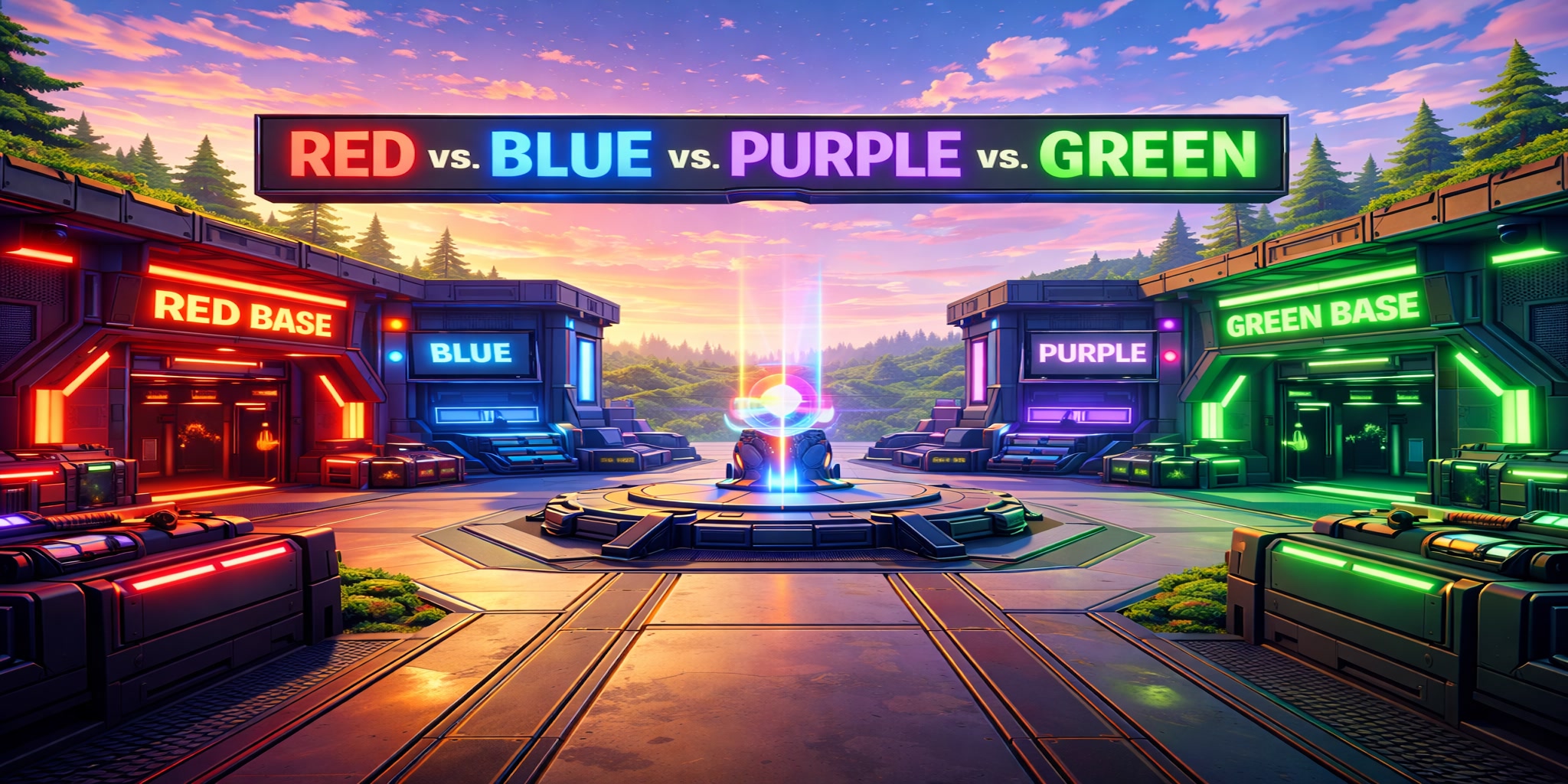 RED vs BLUE (Vs Purple Vs Green) 9899-3543-4564 by nemausus76 ...