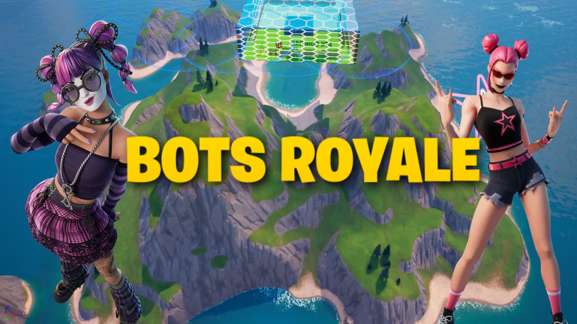 Bots Royale Survive Island CRAZY BATTLE 2513-6956-0061 by ironydev23 ...
