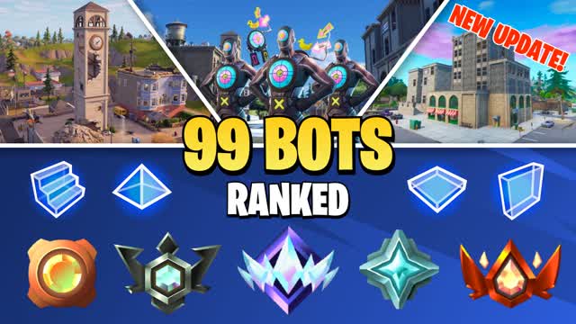 99 BOTS 🤖 BOT ROYALE 🌟 BASE WARS 🎯 4309-0554-5342, de snakewrld — Fortnite