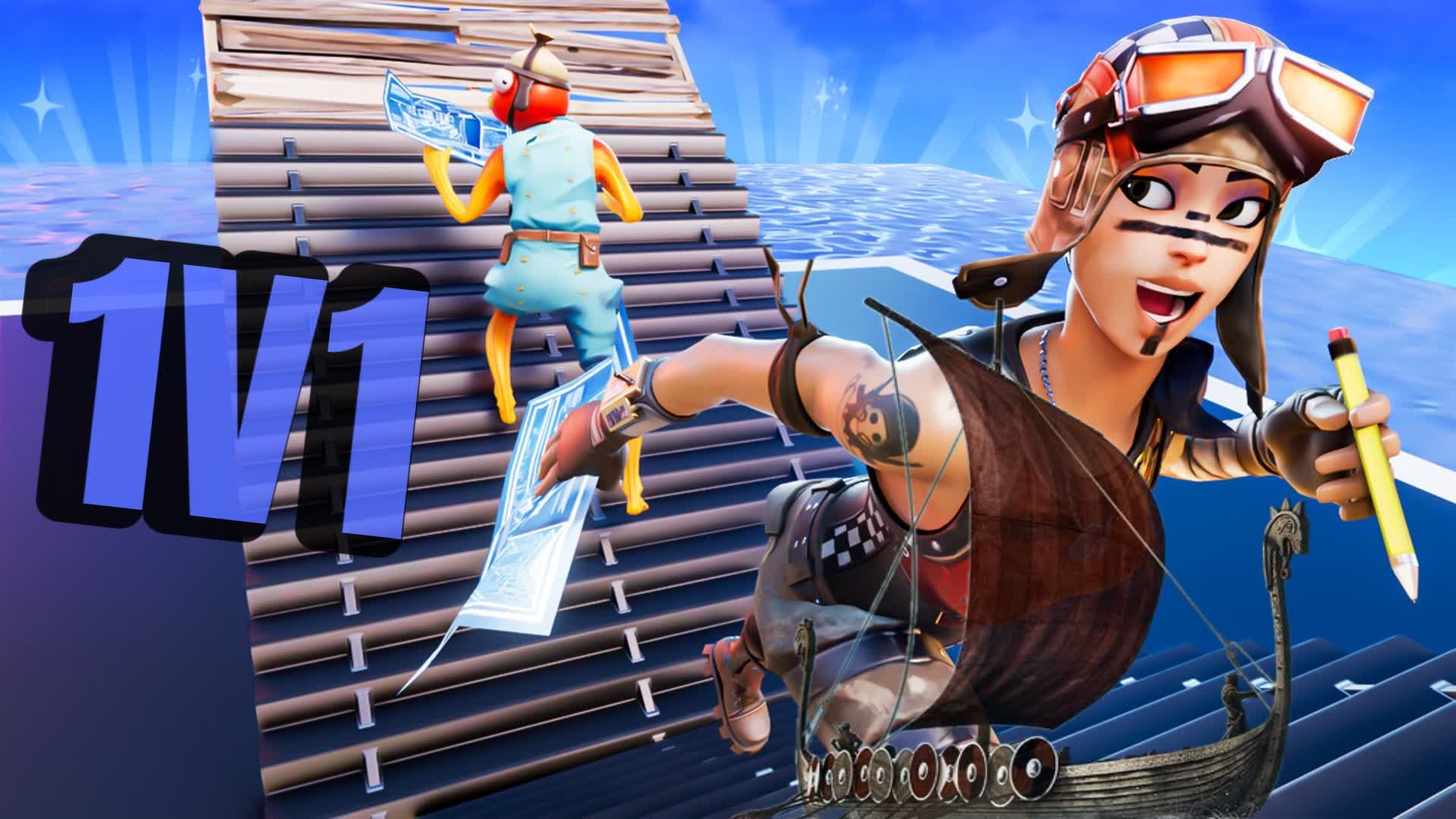 Viking Ship 1V1 2092-8368-5427 by zelmafn - Fortnite