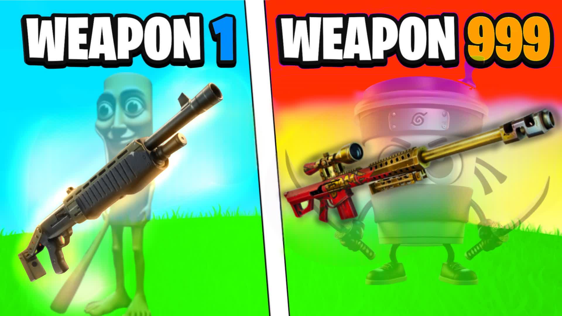 ⭐ BRAINROT GUN GAME 🔫 7303-8372-5956 by pfw - Fortnite