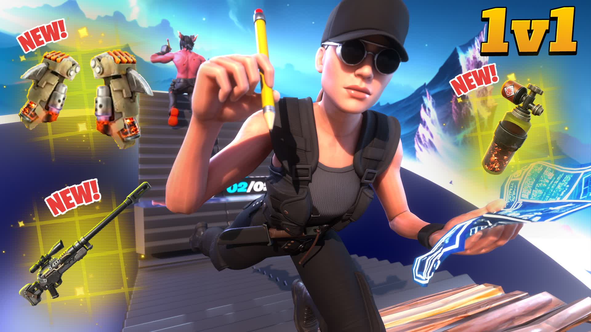 قاتلني بالبناء | 1V1 NAR BUILD FIGHTS 1833-4711-0559 by nar - Fortnite Creative Map Code ...