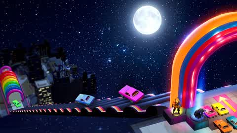 belastrah tarafından üretilen Cars Mega Ramp NEO 1016-3478-8734 - Fortnite
