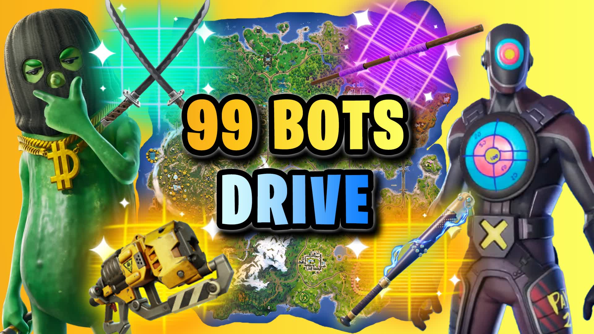 99 BOTS ROYALE TMNT ALL GUNS DRIVE(CARS) 3558-6834-8218 by kdrmap ...