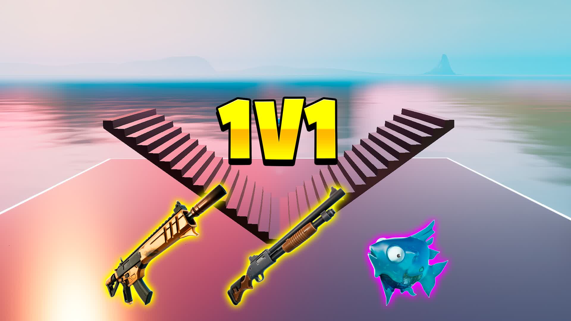 👑 1V1 BUILD FIGHTS (NEW GUNS) 2568-4135-3664 by ludnny - Fortnite Creative Map Code - Fortnite.GG