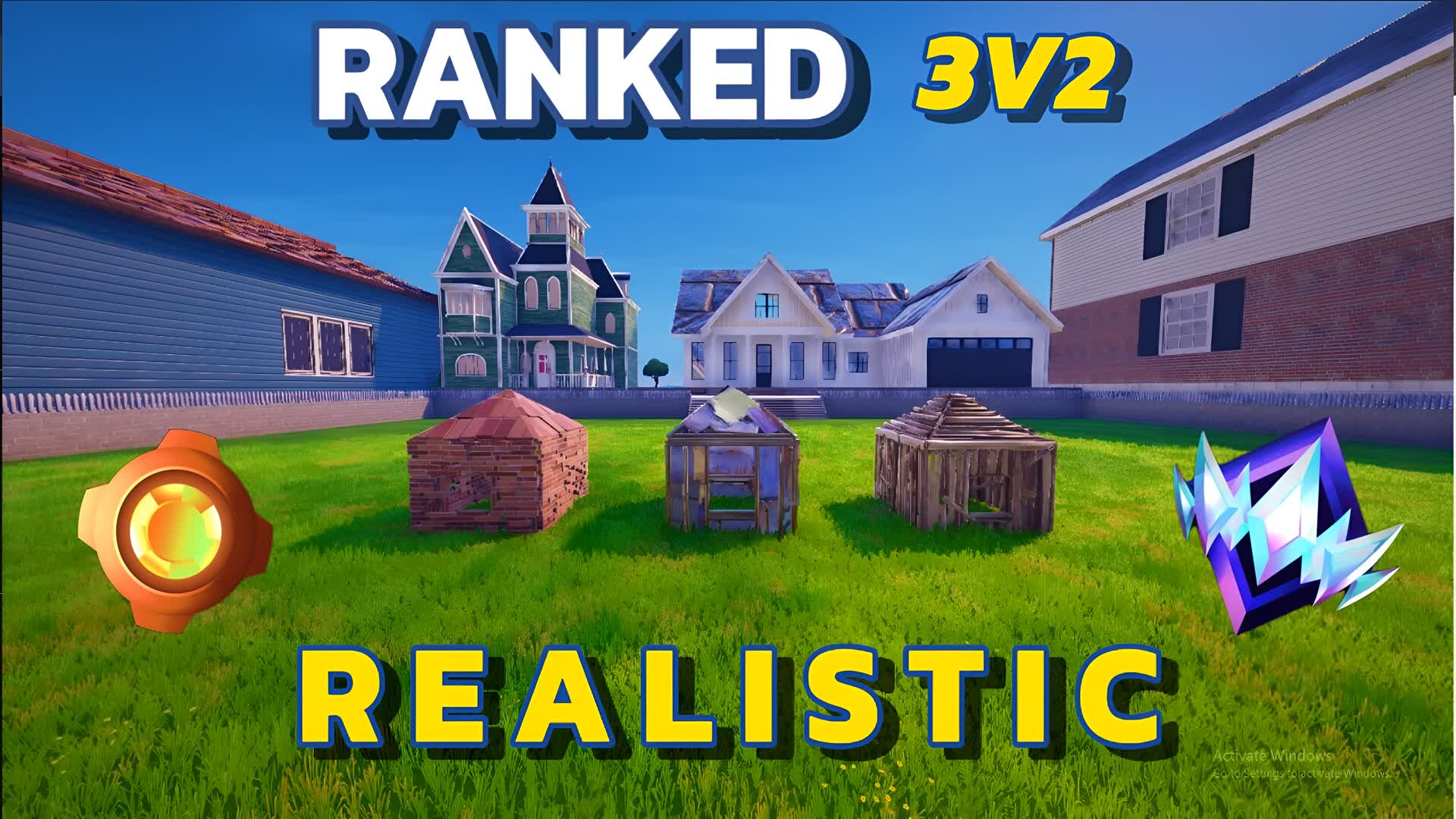 REALISTIC RANKED 3V2 7893-6576-4564 by z1x2 - Fortnite Creative Map Code - Fortnite.GG