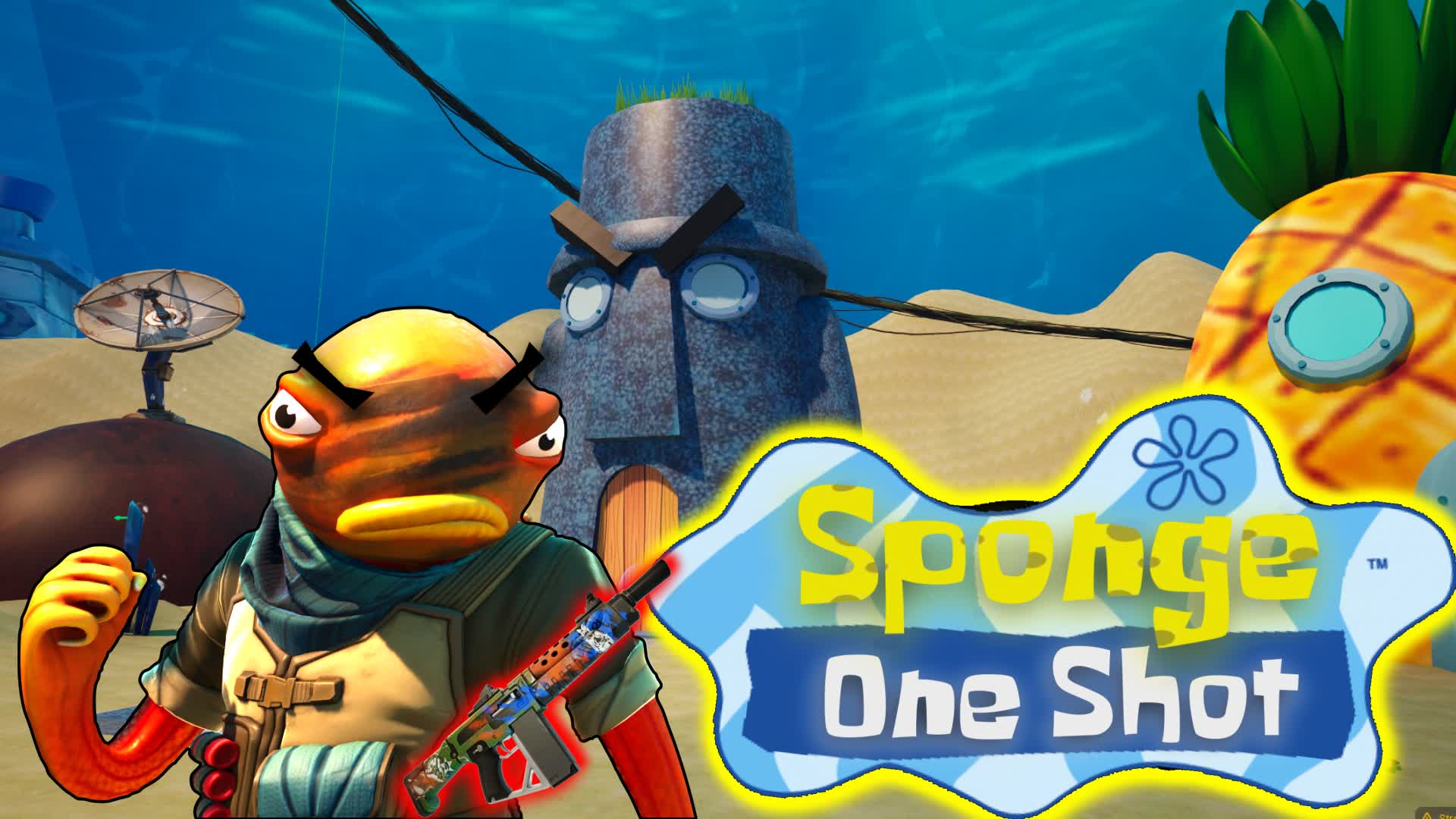 Juega 🌊Sponge One Shot Gun Game🧽 - 2657-3479-7418 | Fortnite Zone