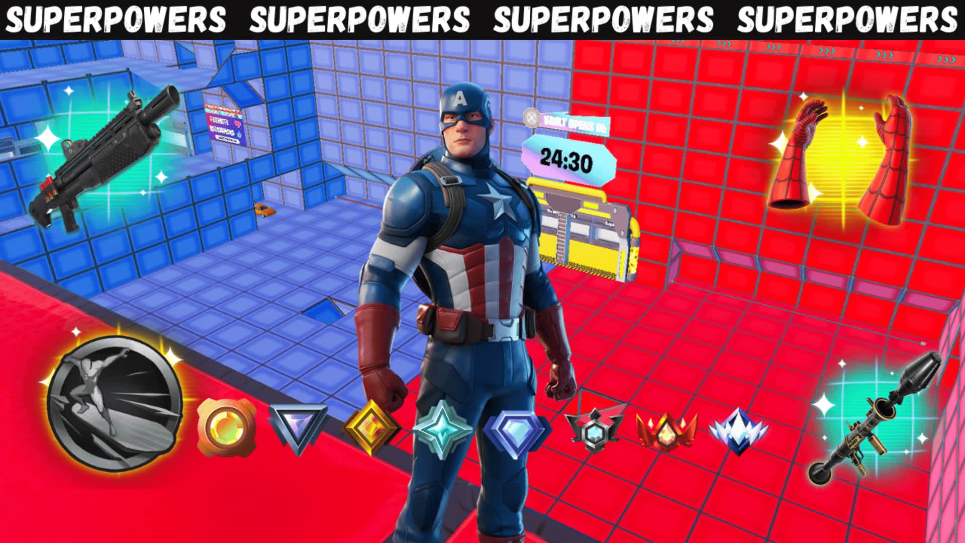 🔴ULTIMATE RED VS BLUE I SUPERPOWERS🔵 0368-1718-3962 من ابتكار gapafn ...