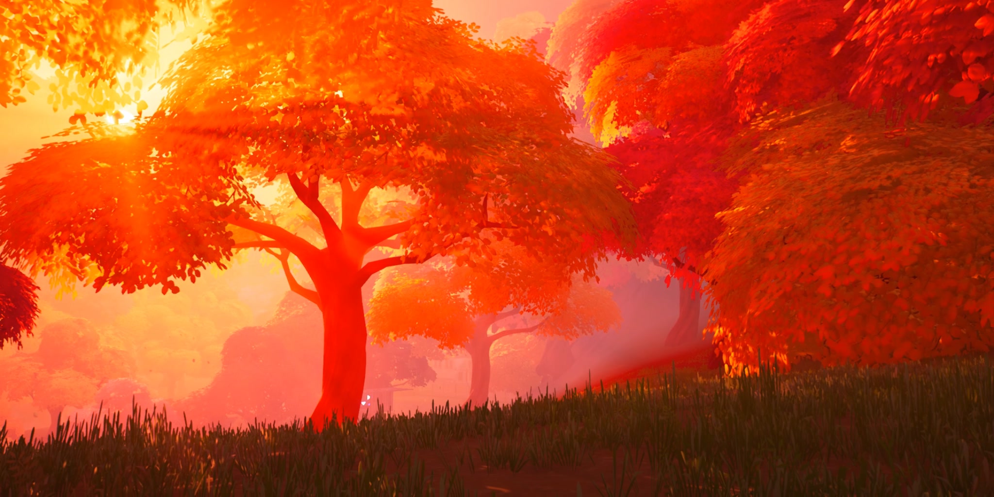 Autumn Sunrise Freebuilds 3704-3625-7069 by intangible - Fortnite Creative Map Code - Fortnite.GG