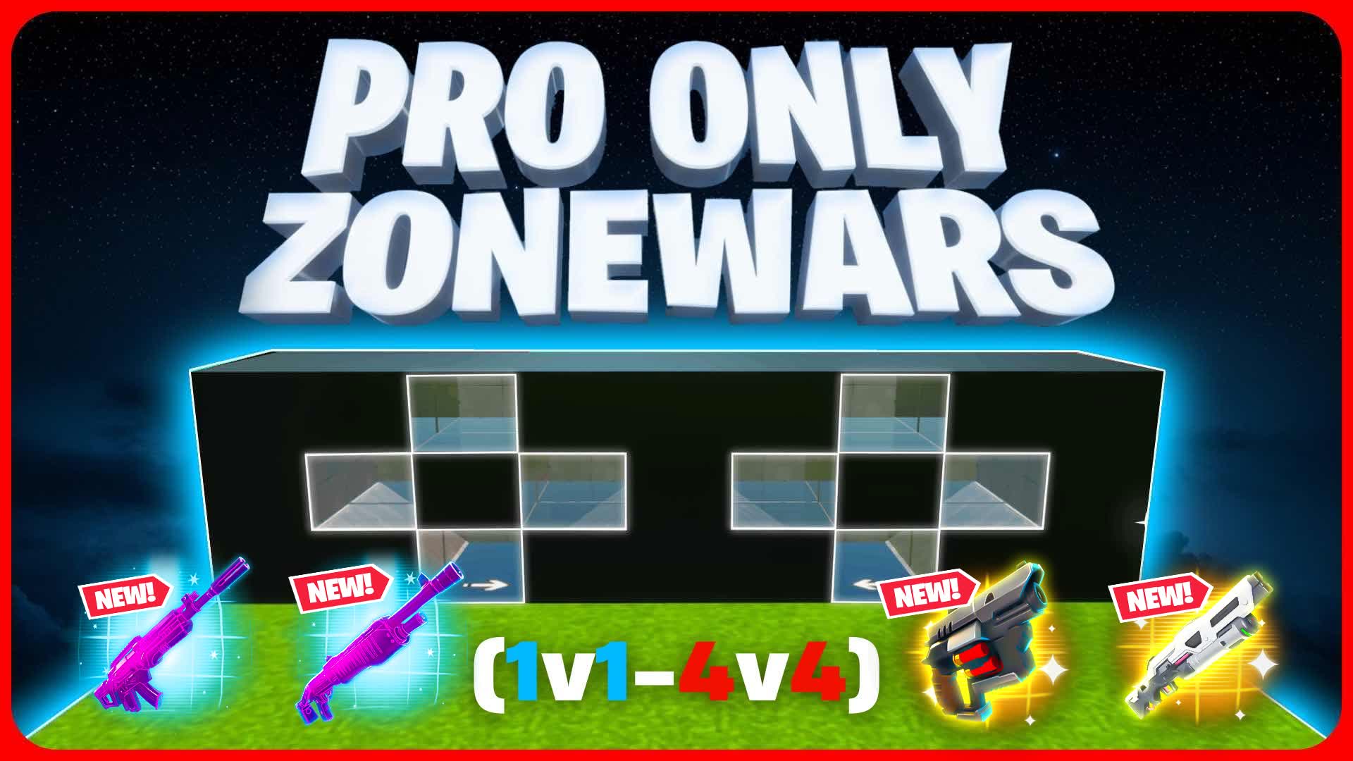 PRO ONLY ZONE WARS (1v1 - 4v4) 6477-0618-9000 by tae1xx - Fortnite