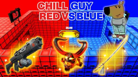 CHILL GUY RED VS BLUE 🔴🔵 2105-6612-2770 by 1z0 - Fortnite Creative Map ...