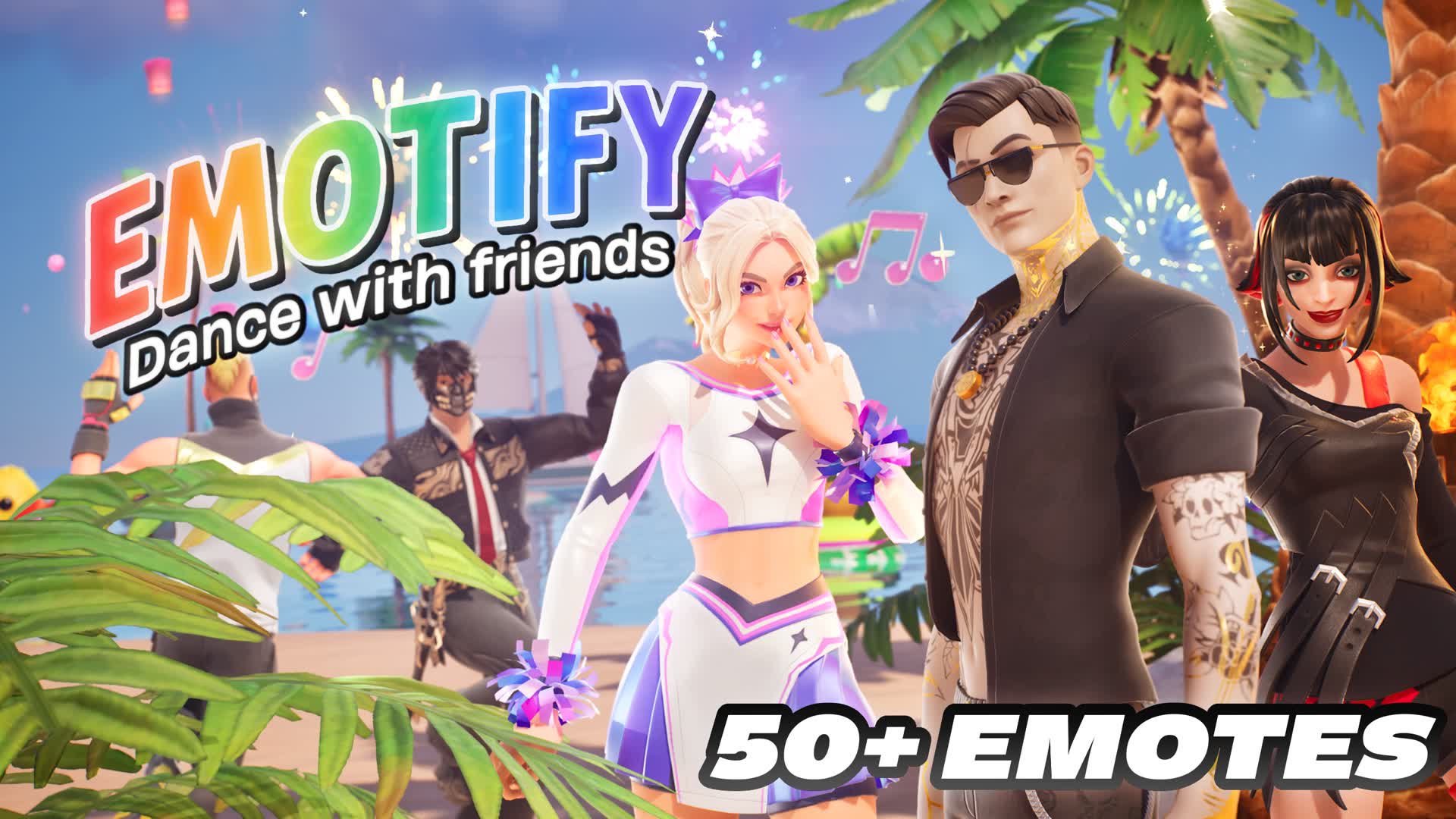 🤩 Emotify 🤩 9234-0961-6456 by lamatteo - Fortnite Creative Map Code - Fortnite.GG