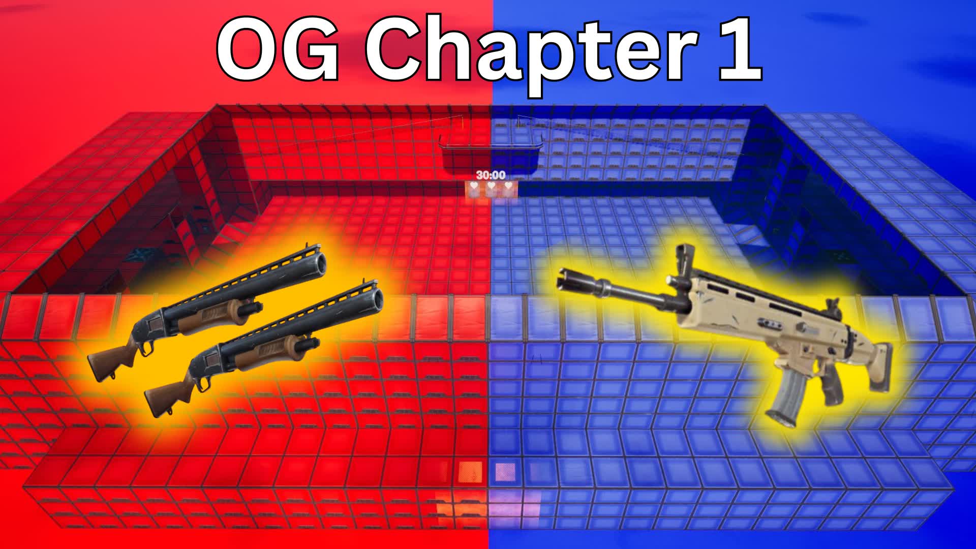 CHAPTER 1 BLUE VS RED 🔵🔴 2526-4958-2710 by bluegg - Fortnite Creative ...
