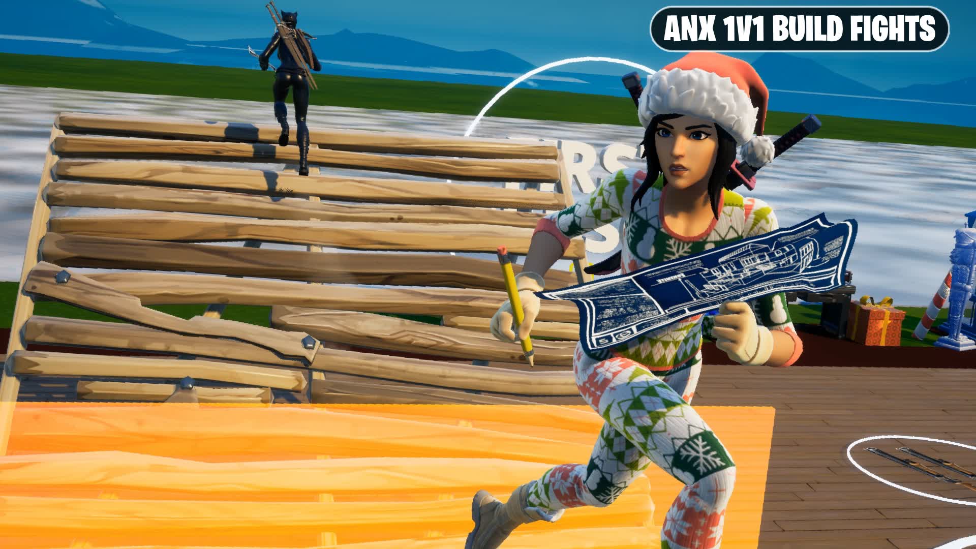ANX 1V1 SIMPLISTIC📝*🎄CHRISTMAS🎅* 3090-1918-4956 من ابتكار anxx - Fortnite
