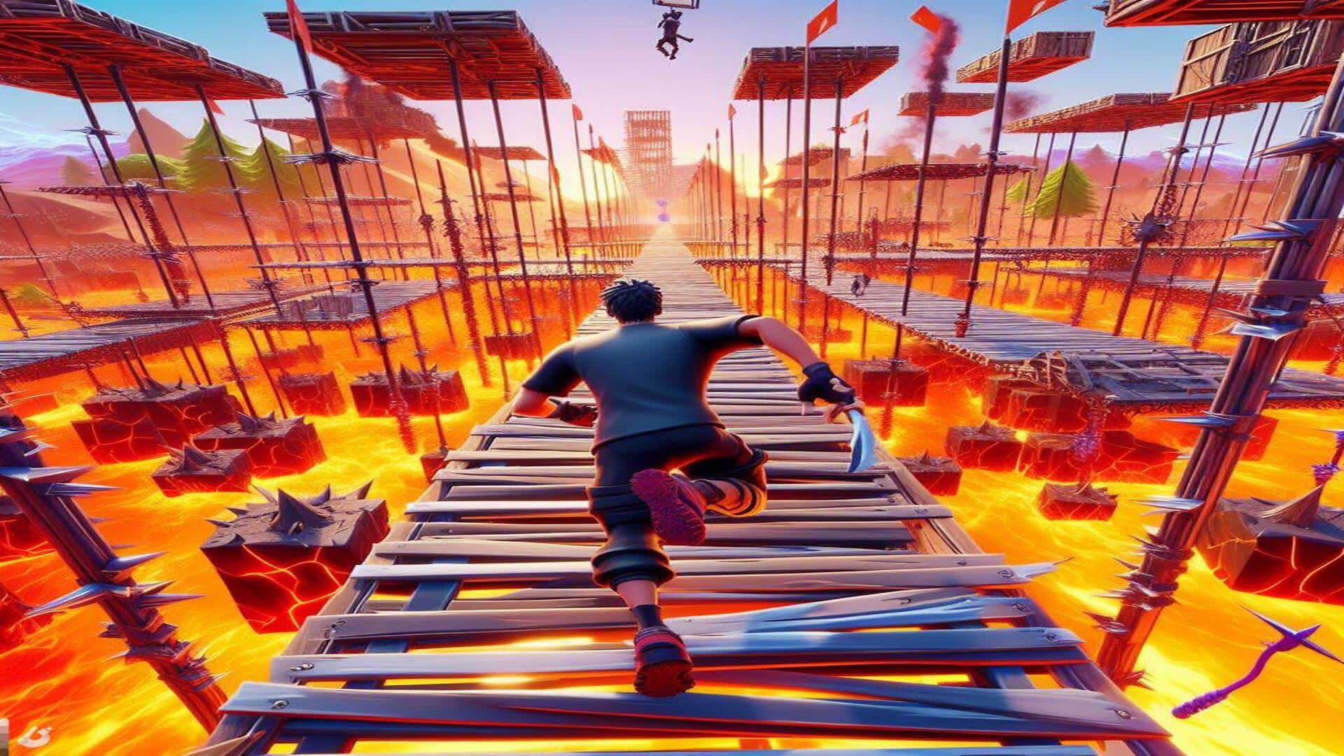 🏆🥇🥈🥉 Deathrun 🥇🥈🥉🏆 1413-3458-6134 من ابتكار hallsix - Fortnite