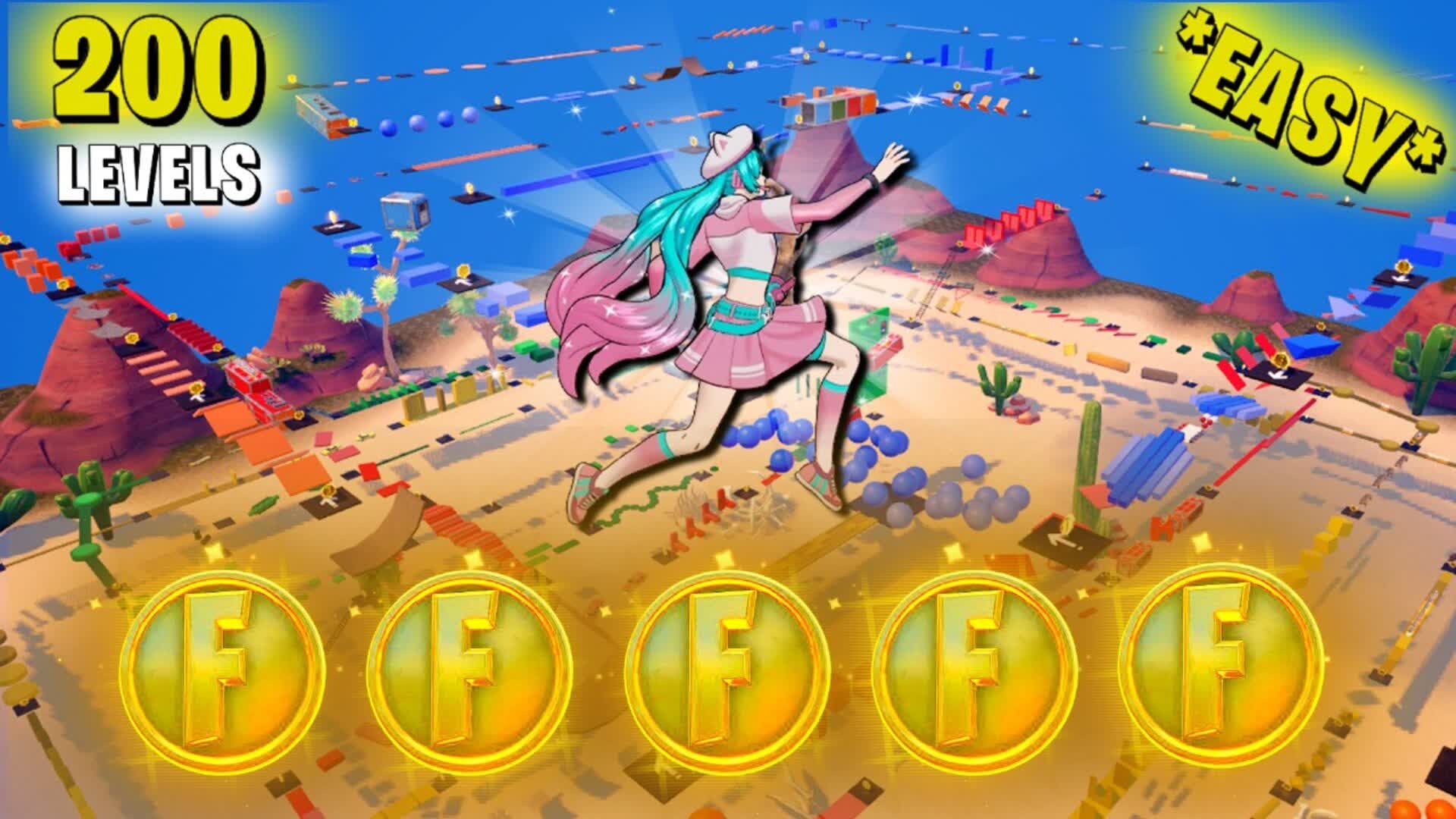 Jump for Coins 3259-5997-1619 by jessiverse - Fortnite Creative Map ...