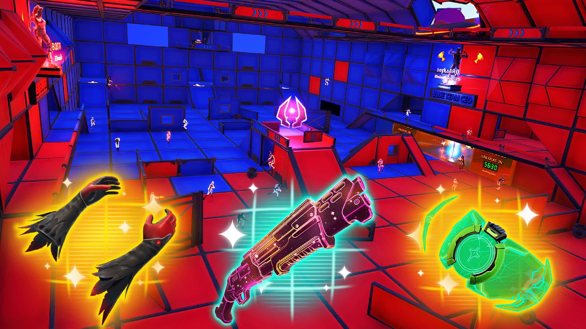 RED VS BLUE RUMBLE 🔴🔵 6207-0778-2857 by rvb - Fortnite Creative Map Code - Fortnite.GG