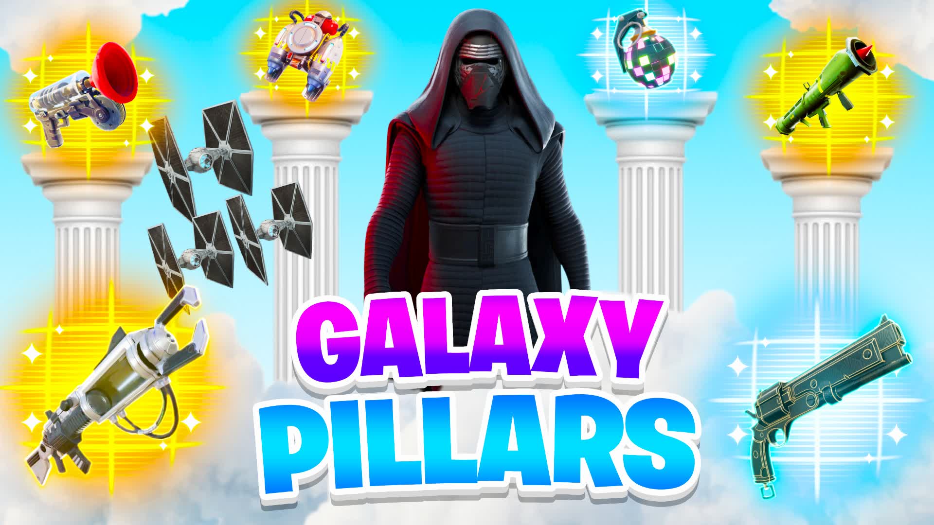 GALAXY PILLARS 🌌 9520-6893-4338 by rozbr - Fortnite Creative Map Code ...