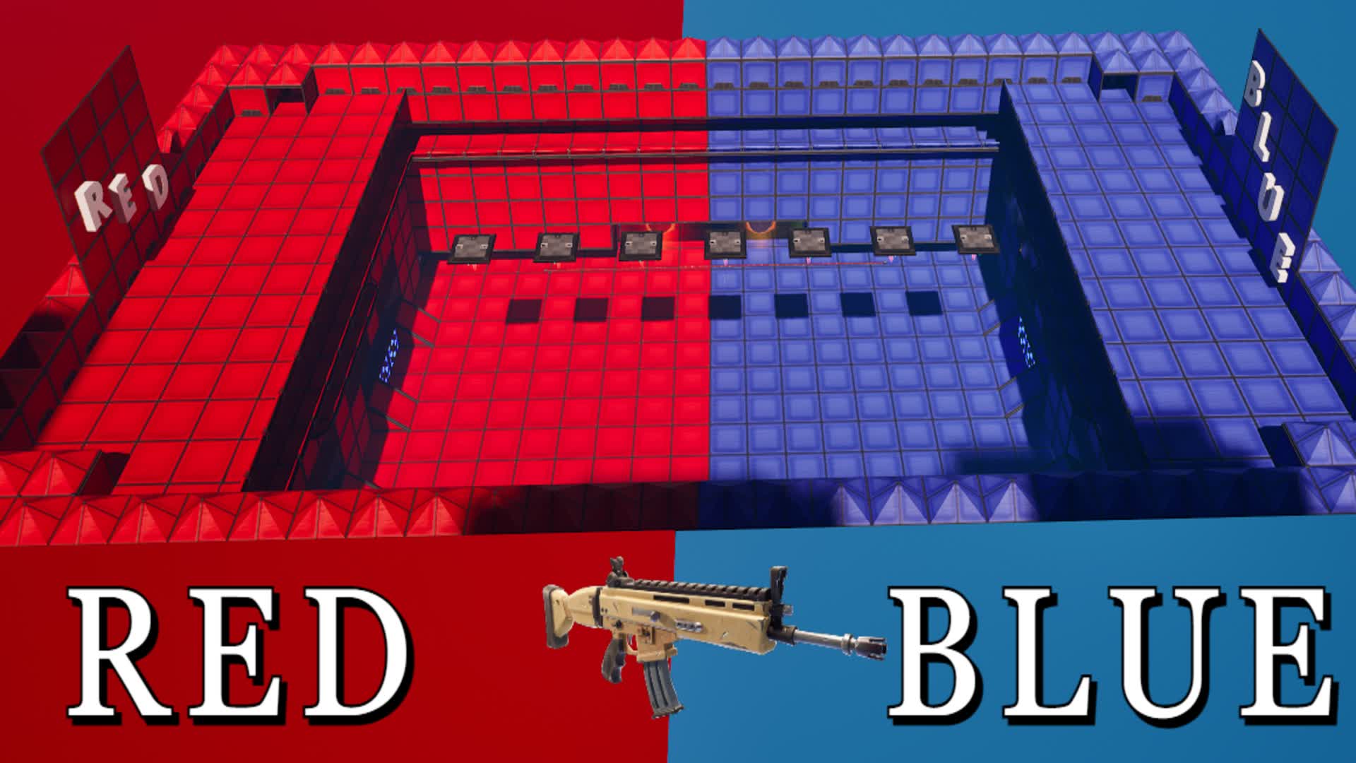 Playful RED vs BLUE 6626-2517-5716 by lktv - Fortnite Creative Map Code ...