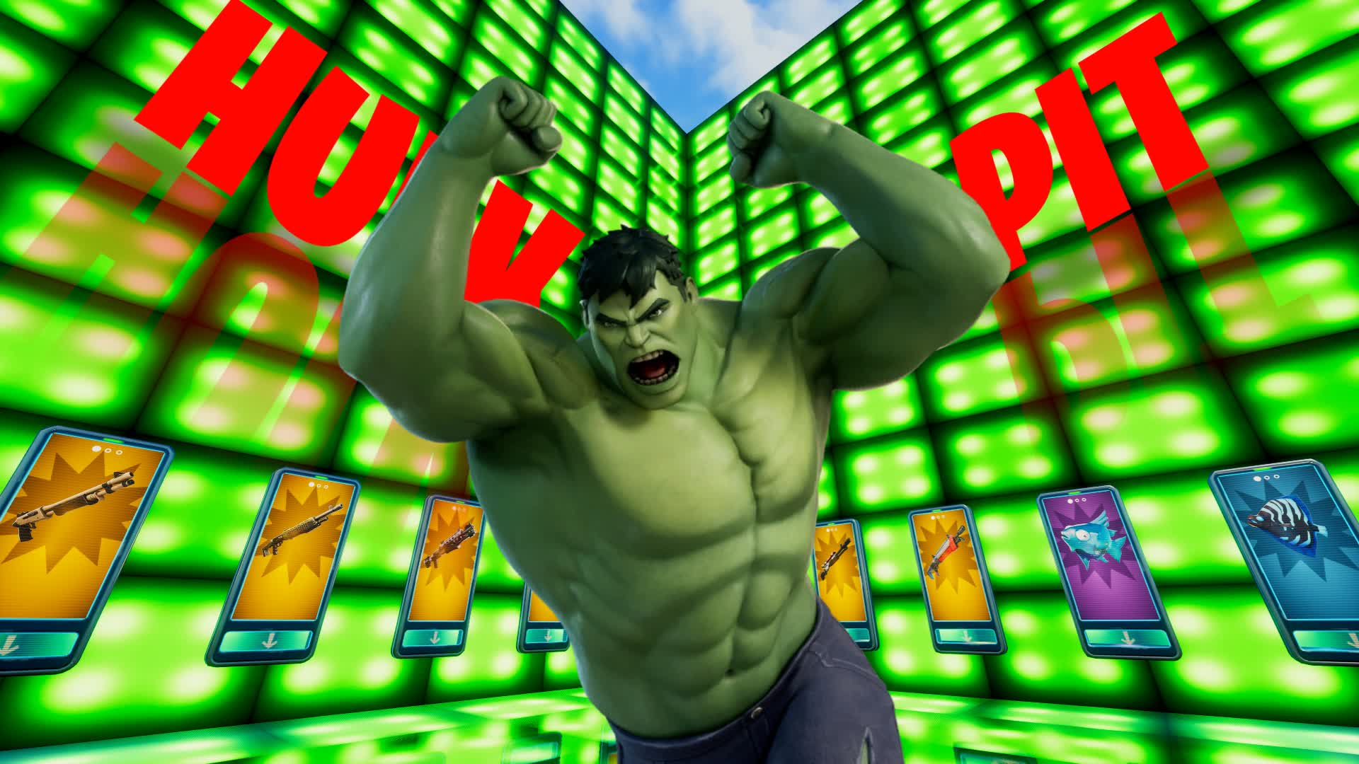 HULK PIT 2623-3376-3861 by arung - Fortnite Creative Map Code - Fortnite.GG