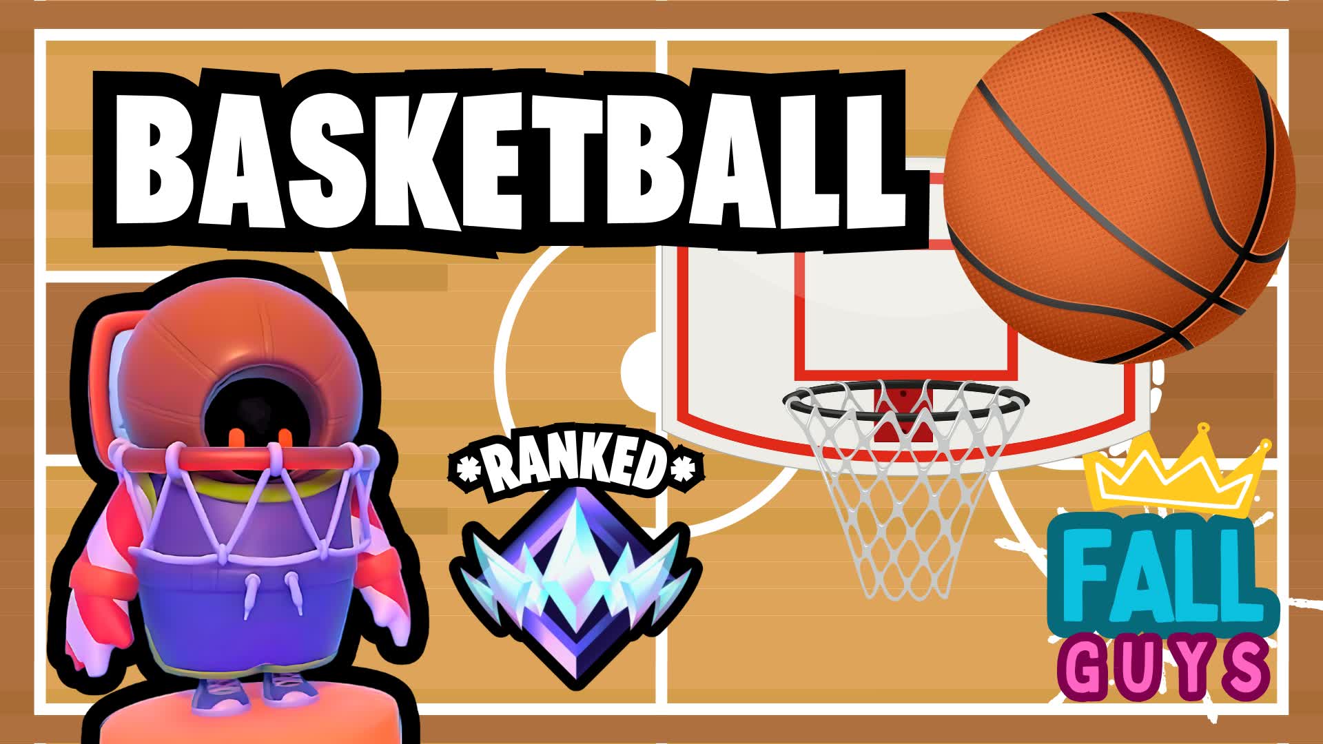 FALL GUYS 🏀 BASKETBALL 🏀 *RANKED* 6806-8704-3150 by kevinpi - Fortnite ...