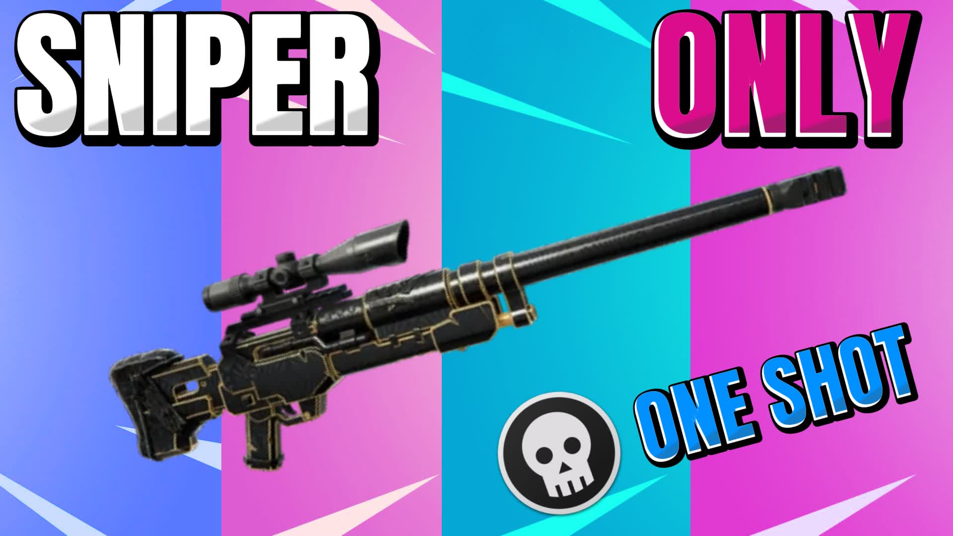 SNIPER ONE SHOT ONLY 9553-9800-9886 by djplayzyt - Fortnite Creative ...