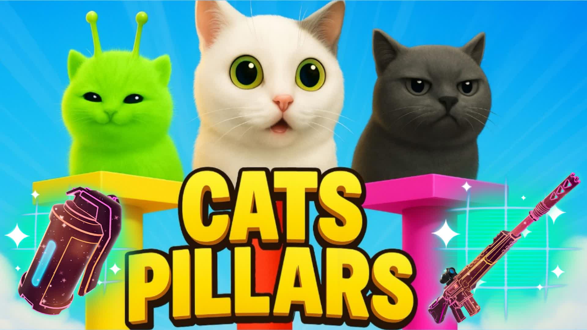 CATS PILLARS 1654-1196-7251 by darthved3r - Fortnite Creative Map Code ...