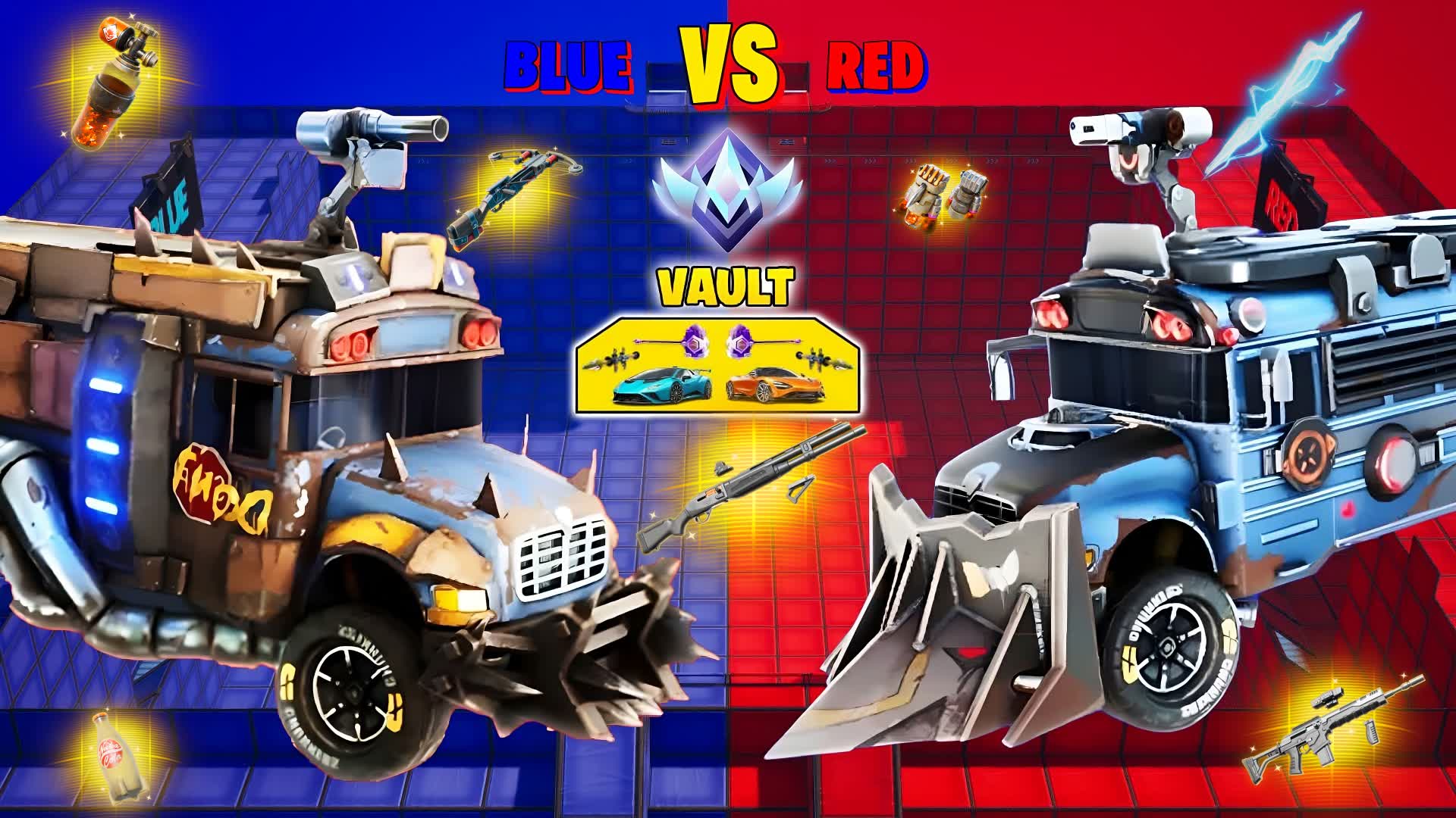 🔵🔴 RED VS BLUE 🏆RANKED🏆 4903-9276-6758 by mhv - Fortnite Creative Map ...