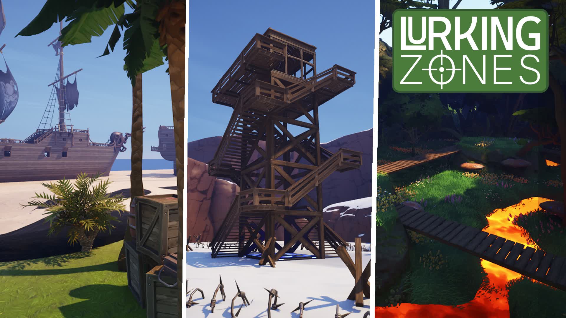 Lurking Zones 0419-4414-3636 by diagmon - Fortnite Creative Map Code ...