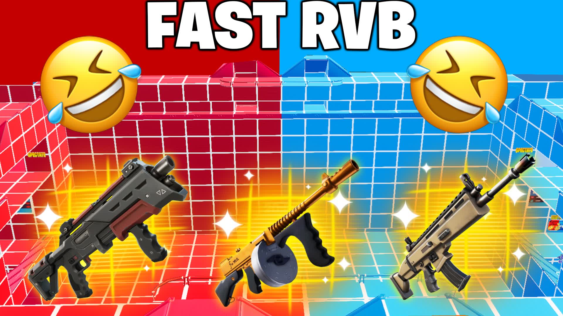 FAST RED VS BLUE 🔴🔵 2244-1929-8609 by red-vs-blue-hub - Fortnite ...