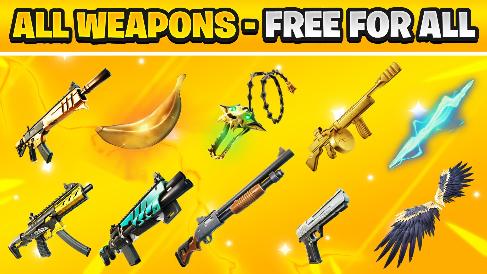 🌞FREE FOR ALL - ALL WEAPONS & ITEMS🌞 1921-9946-9171 by gilljus - Fortnite Creative Map Code ...