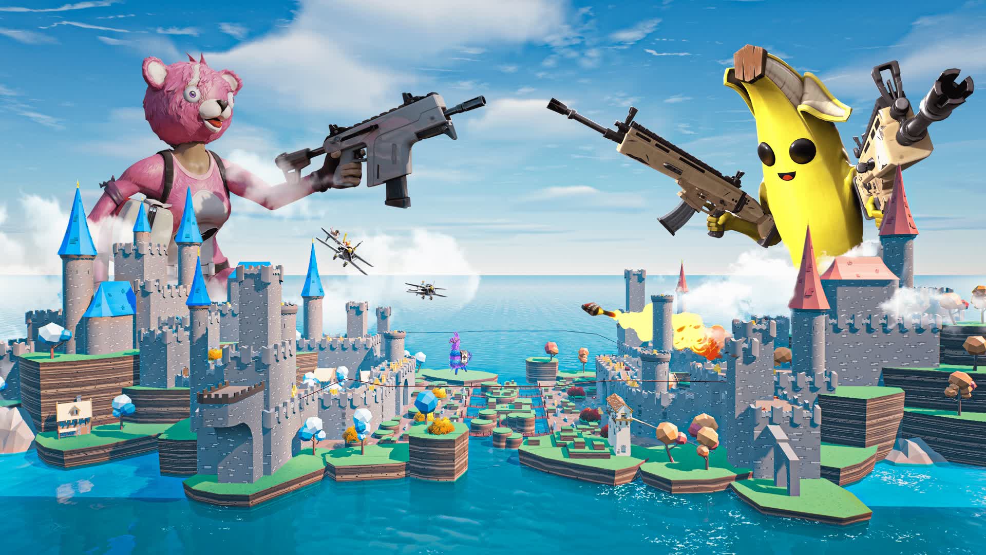 🏰RED VS BLUE MEDIEVAL🏰 9343-7515-6648 by axel-e-dag - Fortnite Creative ...