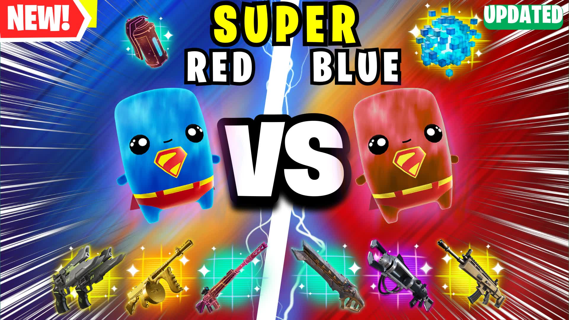 Super Red Vs Blue +BOTS 6308-3702-2505 by nascentgames - Fortnite ...