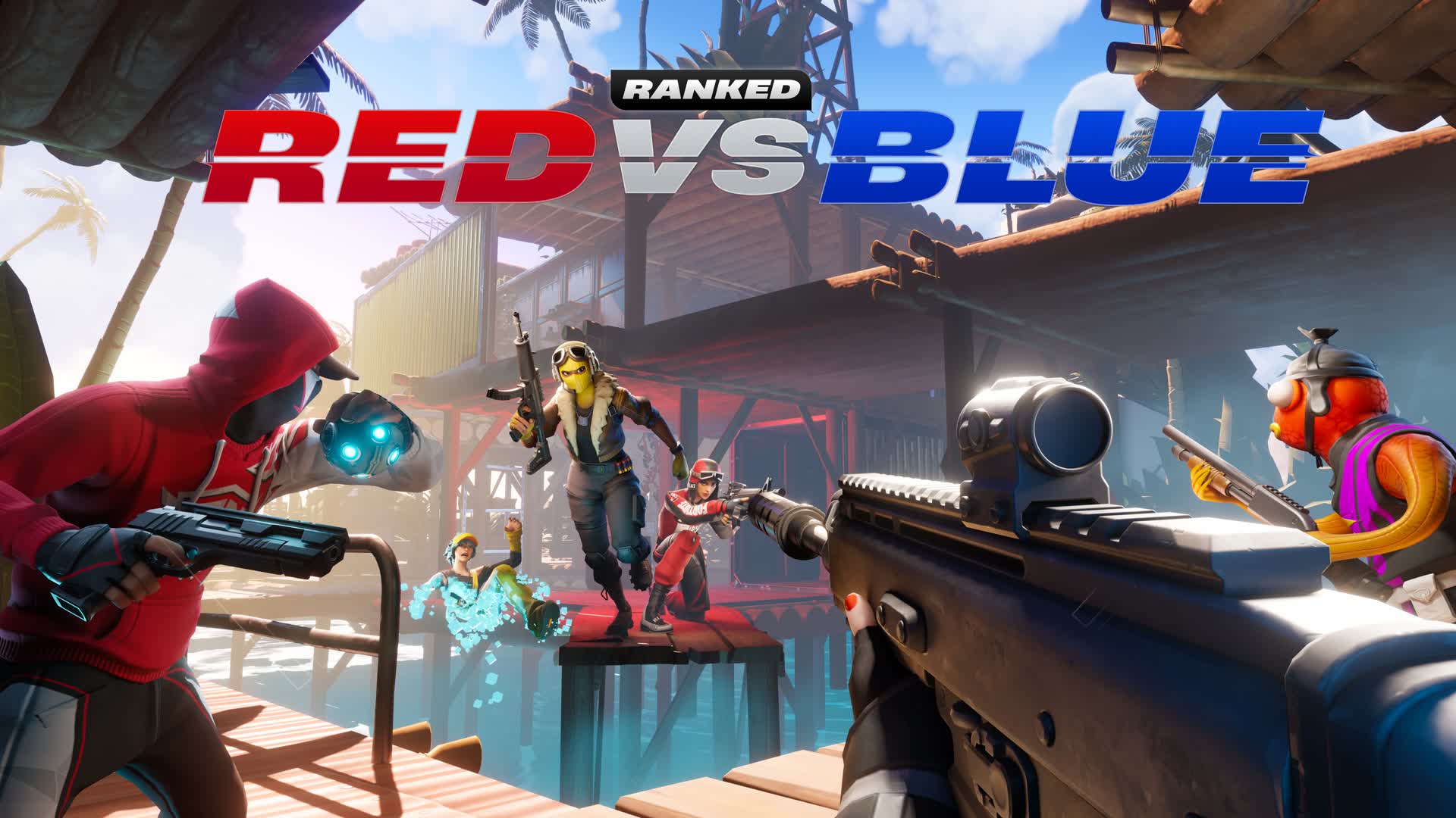 🔴 RED VS BLUE 🔵 5067-3953-5979 by silverzz - Fortnite Creative Map Code ...