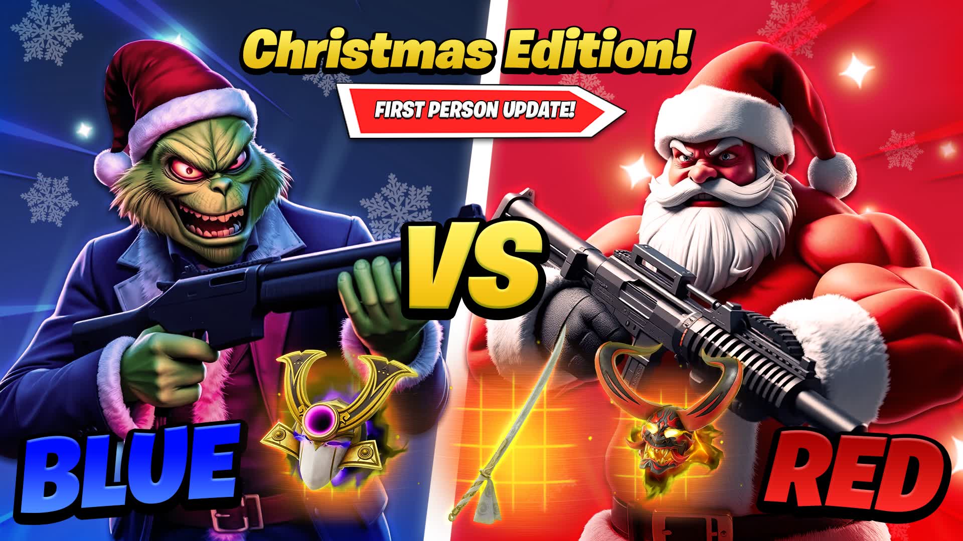 Super Red vs Blue - Christmas Edition! 0754-6013-2706 by arapai ...