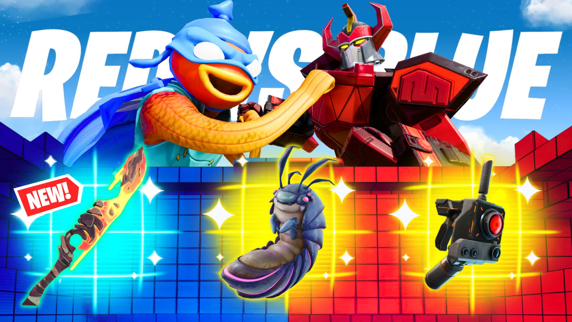 🔴 Red vs Blue Final Stand 🔵 7531-5343-9880 by rf_x - Fortnite Creative ...