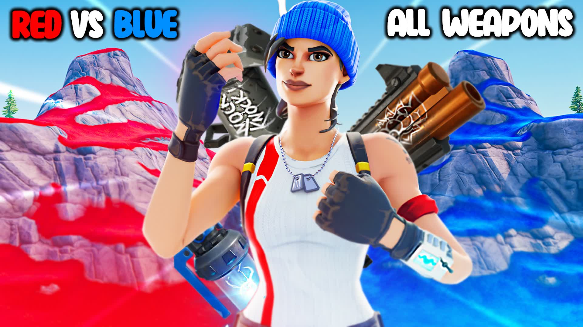 🆕 RED vs BLUE | ISLAND🏝️ - 0139-4294-3973 | Fortnite Zone